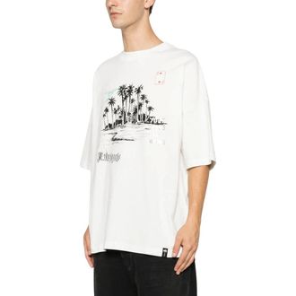 Palm Angels Herren, Oberteile, Wei&szlig;, SGr&ouml;&szlig;e