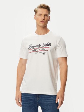 Beverly Hills Polo Club T-Shirt P-SS26M-TS1302 Wei&szlig; Regular Fit