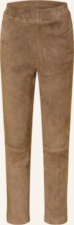 Arma Arma 7/8-Hose Provence Aus Leder grau