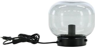 Paris Prix Lampe à Poser en Verre Bollonelie 19cm Noir