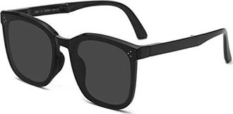 Generic Lunettes de soleil pliables polarisées pour hommes et pour femmes, lunettes de soleil portables pour les vacances en plein air, la conduite (couleur :