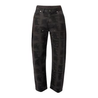 Rassvet Flowers Fake Double Knee Hosen - - Jeans - Herren - Schwarzk - M