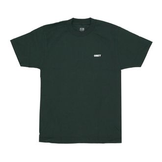 Obey Klassisches Gr&uuml;n Tee - - Tops - Herren - Gr&uuml;n - XL