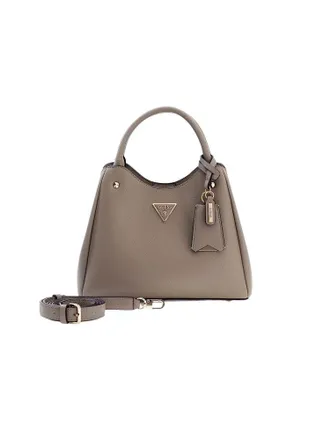 Guess Womens Handbag Dark Taupe Polyurethane Bags - Handbags