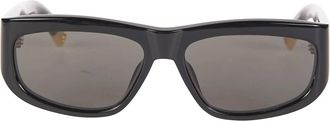 Jacquemus Femme, Accessoires, Noir, Taille: ONE Size Lunettes de soleil Pilota