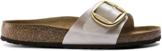 Birkenstock Femme, Chaussures, Blanc, Taille: 41 EU Madrid Big Buckle Narrow Fit
