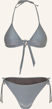 Banana Moon Banana Moon Triangel-Bikini Cricomassa Mit Glitzergarn silber