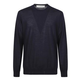 Golden Goose Homme, Pulls, Bleu, Taille: M Regular Knit Crew Neck
