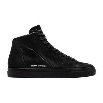 Crime London High-Top Sneaker mit seitlichem Rei&szlig;verschluss - - Shoes - Herren - Schwarzk - 41 EU