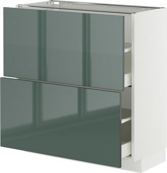 IKEA METOD / MAXIMERA Unterschrank mit 2 Schubladen