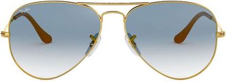 Ray-Ban unisex, Accessoires, Jaune, Taille: 58 MM Aviator Rb3025
