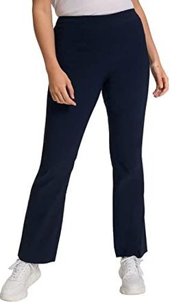 Ulla Popken Bengalinhose Pantalon, Marine, 50W / 30L Femme