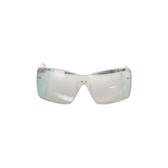 Frankie Morello Femme, Accessoires, Gris, Taille: ONE Size Lunettes de soleil Shield avec verres miroir gris