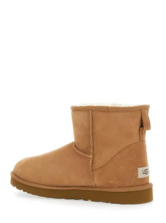 UGG Mens Boots Classic Mini Brown Suede Leather