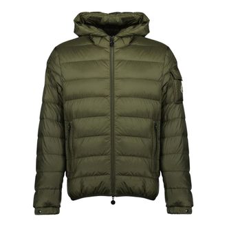 Moncler Homme, Vestes, Vert, Taille: XL Najan Hooded Short Down Jacket
