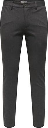 Only & Sons Pant Onsmark Slim Check 020960 Noos Pantalon, Chocolat, 27W / 32L Hommes