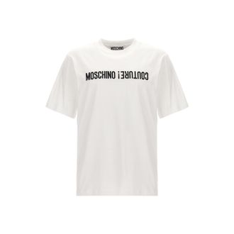 Moschino &agrave; lenvers du logo T-shirt