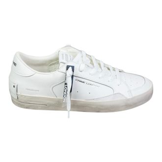 Crime London Homme, Chaussures, Blanc, Taille: 40 EU Sk8 Deluxe Baskets