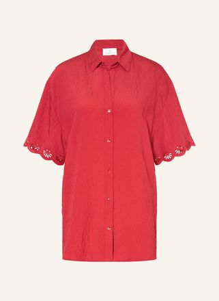 Watercult Watercult Hemdbluse Treasured Trove Mit Lochstickereien rot