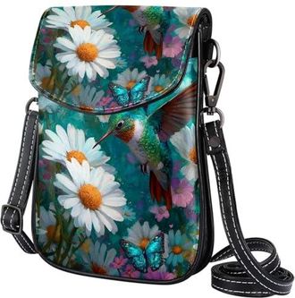 Generic Petit sac à bandoulière en cuir pour femme, sac à bandoulière avec bandoulière réglable, motif chats esthétiques, décontracté, pour le shopping, la ra