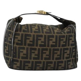 Fendi Pre-owned Vintage Zucca Canvas Hand Bag - - Pre-owned - Damen - Braun - ONE SIZE