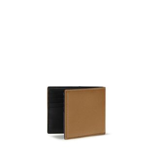 Valentino Garavani Mens Black Calf Leather Bos Taurus Wallet