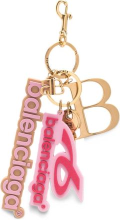 Balenciaga Logo-charm Keyring