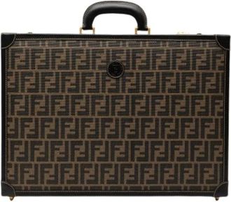 Fendi unisex, Pre-owned, Brun, Taille: ONE Size Sac de voyage Pre-owned