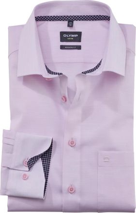 Olymp Olymp, Homme, Chemises, Rose, Taille: 8XL Luxor Modern Fit Short-Sleeve Shirt