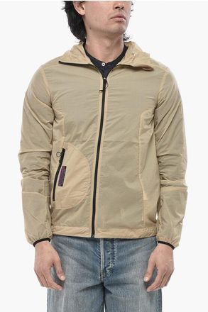 Rayon Vert Nylon Windbreaker with Hood size S