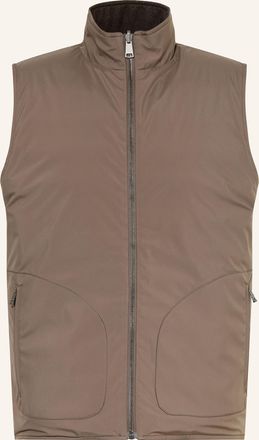 Fioroni Cashmere Fioroni Daunenweste Zum Wenden Mit Merinowolle beige