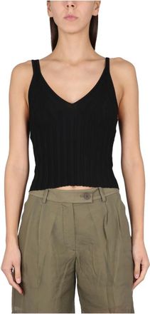 Helmut Lang Femme, Tops, Noir, Taille: 40 FR Angela Tank Top