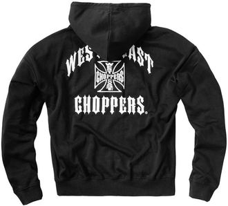 West Coast Choppers Hoodie Iron Oversized Zip Hoody