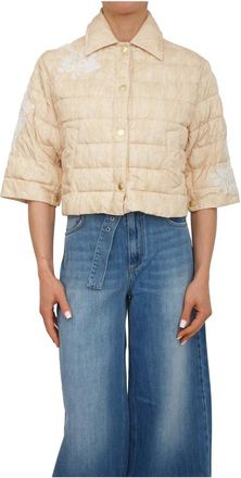 Ermanno Scervino Femme, Vestes, Beige, Taille: 40 FR Giubbino