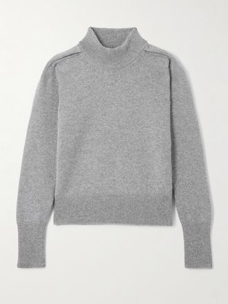 SA SU PHI Gerippter Kaschmirpullover - Grau