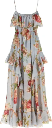Zimmermann Womens Multicolor Silk Long Dress