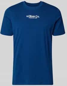 s.Oliver Red Label Regular Fit T-Shirt aus reiner Baumwolle