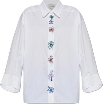 Munthe Femme, Blouses et Chemises, Blanc, Taille: 40 FR Nilberto Shirt