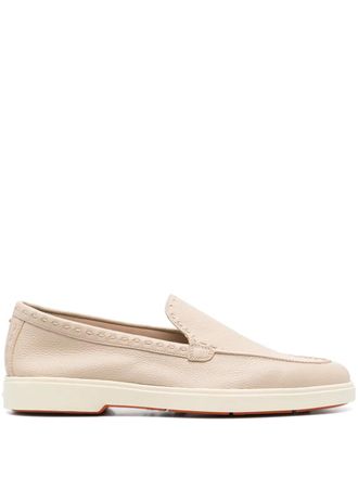 Santoni mocassins en cuir - Tons neutres