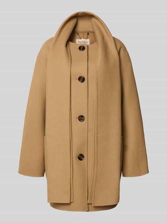 Barbour Relaxed Fit Wollmantel mit integriertem Schal Modell CLEMENTINE
