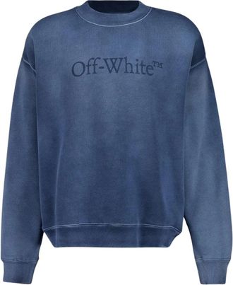 Off-white Homme, Sweatshirts et sweats à capuche, Noir, Taille: S SweaT-shirt Vintage Saphir Foncé
