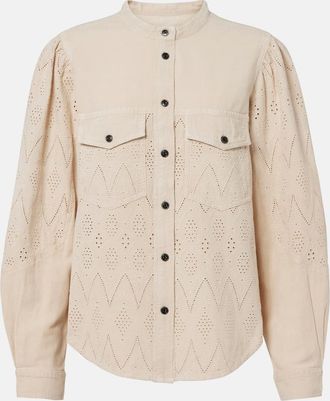 Isabel Marant Bluse Kaina mit Lochspitze