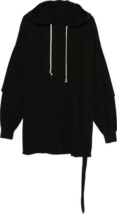 Rick Owens SweaT-shirt &agrave; capuche double &eacute;paisseur - Homme - Sweatshirts et sweats &agrave; capuche - Noir - Taille: L
