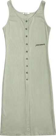 Hinnominate Hinnominate, Femme, Robes, Vert, Taille: 36 FR Long Jersey Dress