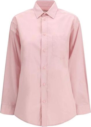 Darkpark Darkpark, Femme, Blouses et Chemises, Rose, Taille: 40 FR Chemise Habill&eacute;e en Coton Ray&eacute;