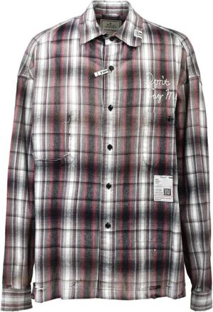 Miharayasuhiro Mihara Yasuhiro, Homme, Chemises, Noir, Taille: S J16Sh181 Vintage Like Check Shirt