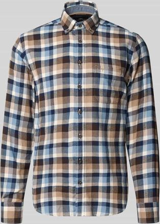 Fynch-Hatton Regular Fit Freizeithemd mit Logo-Stitching