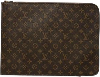 Louis Vuitton Pre-owned Monogram Canvas Clutch - Femme - Pre-owned - Brun - Taille: ONE Size