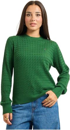 Tommy Hilfiger Femme, Pulls, Vert, Taille: 42 FR Tommy Hilfiger Sweaters Green
