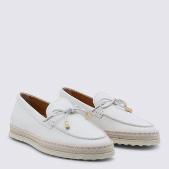 Tod's Womens Flat Shoes Bianco Calce _cover Tex-Le Sole El Tex/le